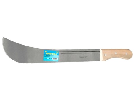 MACHETE CON MANGO MADERA 16 Pulg