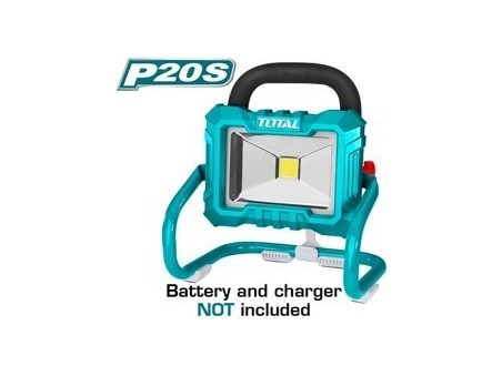 Lampara de trabajo inalambrico 20V 20W Litio-ion